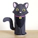 Black Cat Toilet Paper Roll Craft Halloween Spooky Party Coloring ...