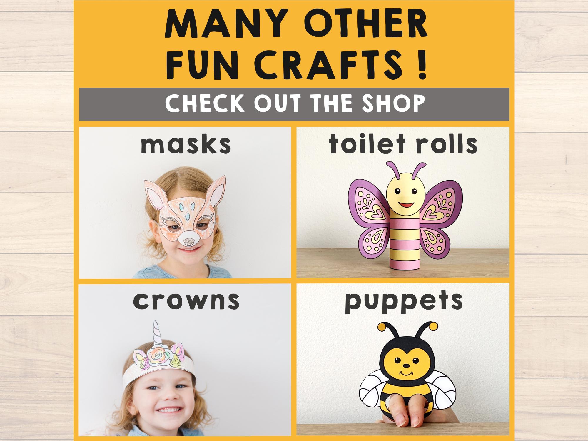 Hippo Toilet Paper Roll Craft African Animal Safari Party Coloring ...