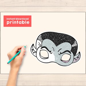 Vampire Mask Kids Vampire Costume Vampire Mask Diy Vampire Mask Kids ...