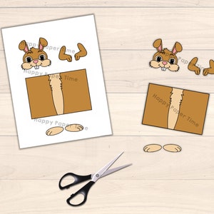 Bunny Toilet Paper Roll Craft Rabbit Pets Easter Party Coloring ...