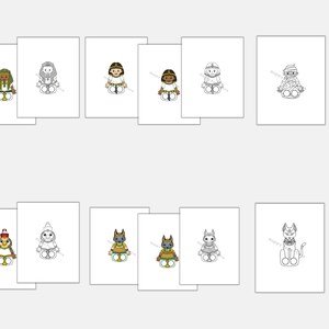 Ancient Egypt Paper Craft Printable Finger Puppet Template Kids Craft ...