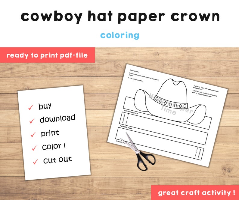 cowboy-hat-paper-crown-party-coloring-printable-kids-craft-etsy