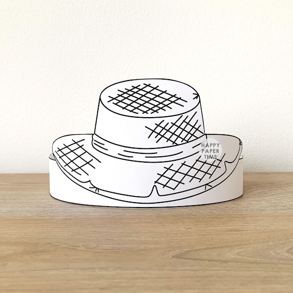 Straw Hat - Etsy