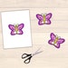 Butterfly Paper Craft Printable Finger Puppet Template Kids Craft ...