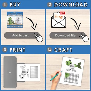 Fish Toilet Paper Roll Craft Ocean Animal Beach Sea Party Coloring ...