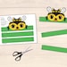 Bee Paper Crown Party Coloring Printable Kids Craft Insect Birthday ...