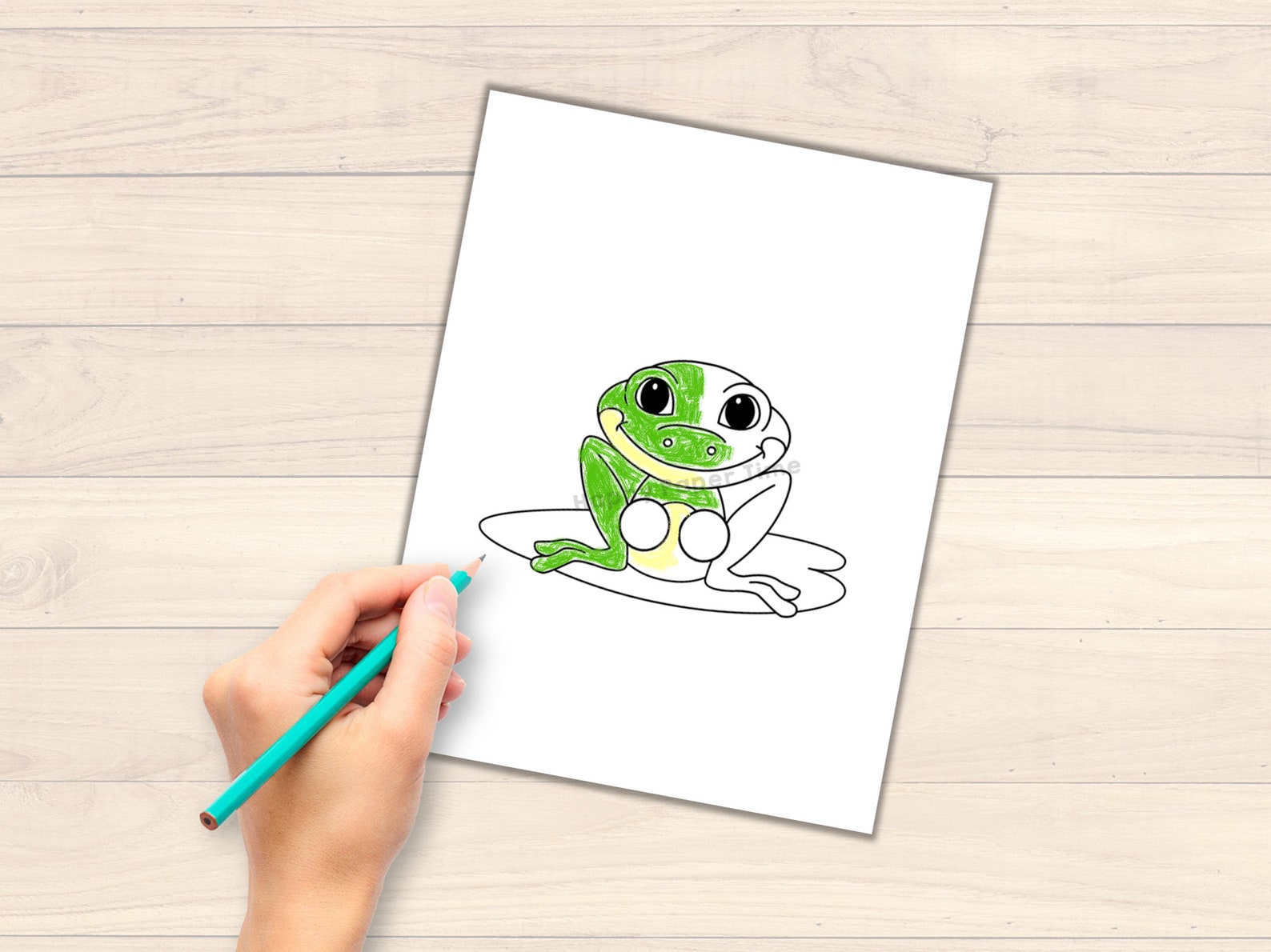 Frog Puppet Paper Craft Printable Pond Animal Finger Puppet Kids Craft ...
