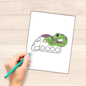 Dinosaur Brontosaurus Paper Craft Printable Finger Puppet Kids Craft ...