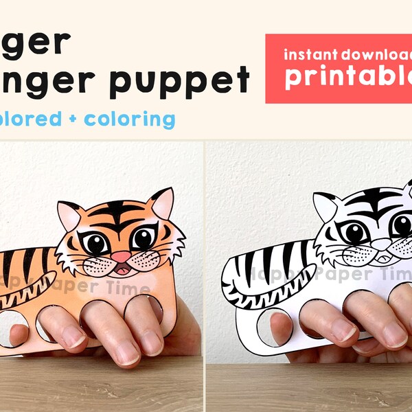 Tiger Puppet - Etsy