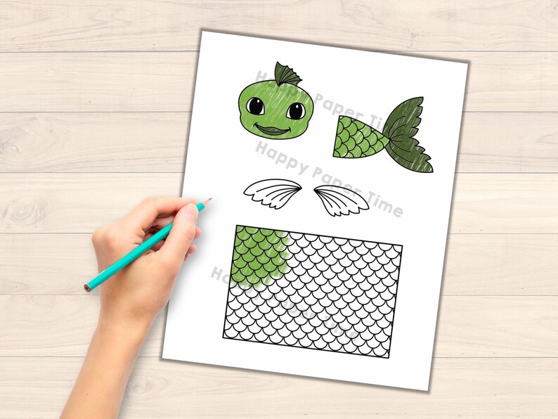 Fish Toilet Paper Roll Craft Ocean Animal Beach Sea Party - Etsy