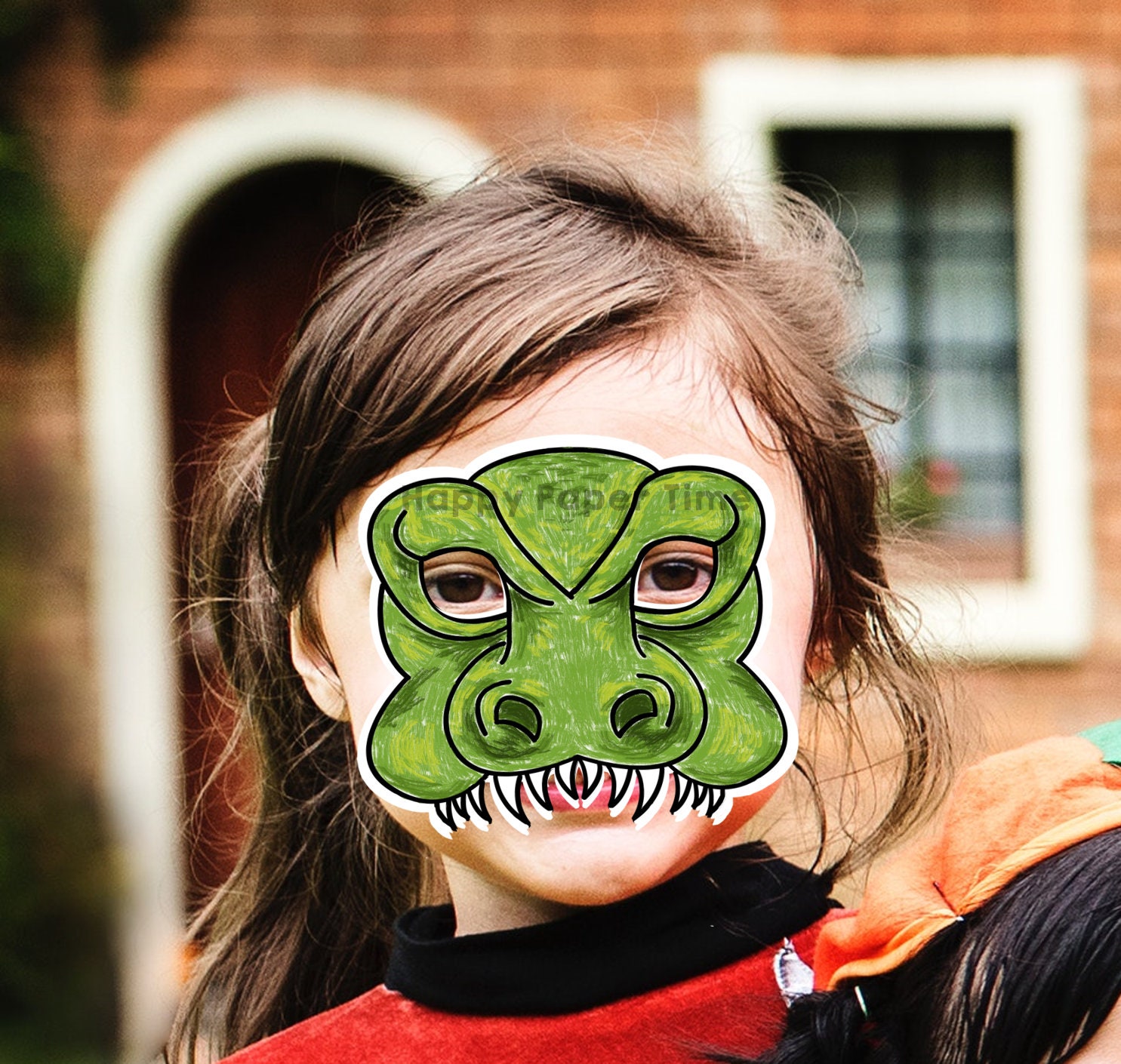 Dinosaur Mask Dino Mask Animal Mask Party Favor Trex Printable - Etsy