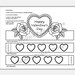 Valentine's Day Paper Crown Party Activity Printable Kids Easy Craft ...