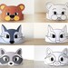 Woodland Animals Paper Crowns Activity Printable Kids Craft Woodland ...