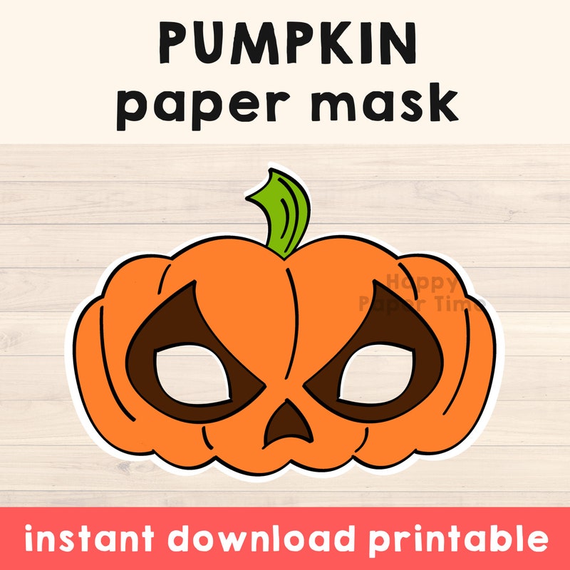 Pumpkin Mask - Etsy