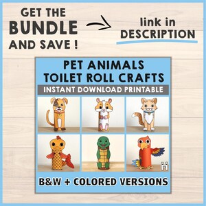 Parrot Toilet Paper Roll Craft Bird Pets Animal Party Coloring ...