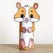Hamster Toilet Paper Roll Craft Rodent Pets Animal Party Coloring ...