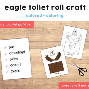 Eagle Toilet Paper Roll Craft America Symbol 4th of July United States ...