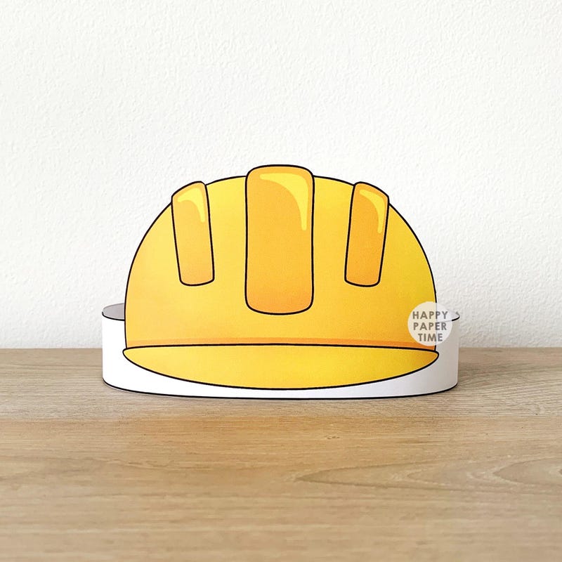 3 Construction Party Hat - Etsy