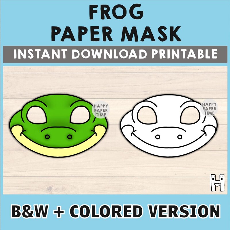 Frog Mask - Etsy