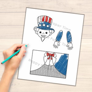 Uncle Sam Toilet Paper Roll Craft America Symbol 4th of July United ...