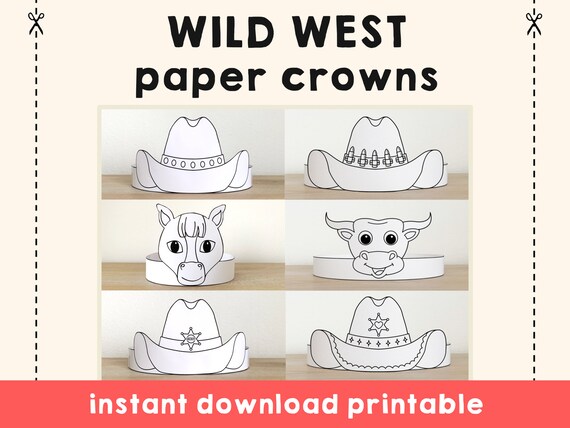 Sheriff Coloring Page Cowboy Crafts Western Crafts