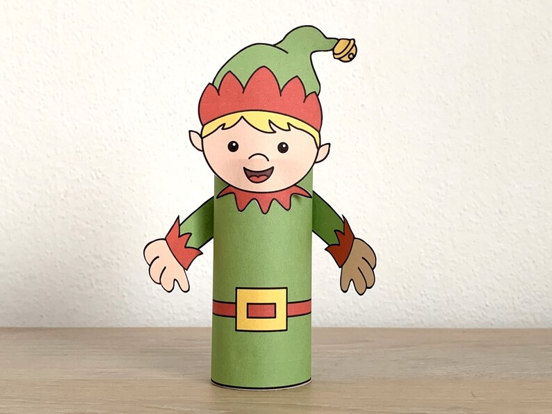 Christmas Toilet Paper Roll Craft Activity Winter Holiday | Etsy