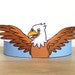 Eagle Paper Crown Party Activity Printable Kids Coloring Craft America ...