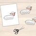 Sheep Paper Craft Printable Farm Animal Finger Puppet Pretend Play Kids ...