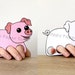Pig Paper Craft Printable Farm Animal Finger Puppet Kids Craft Farm ...
