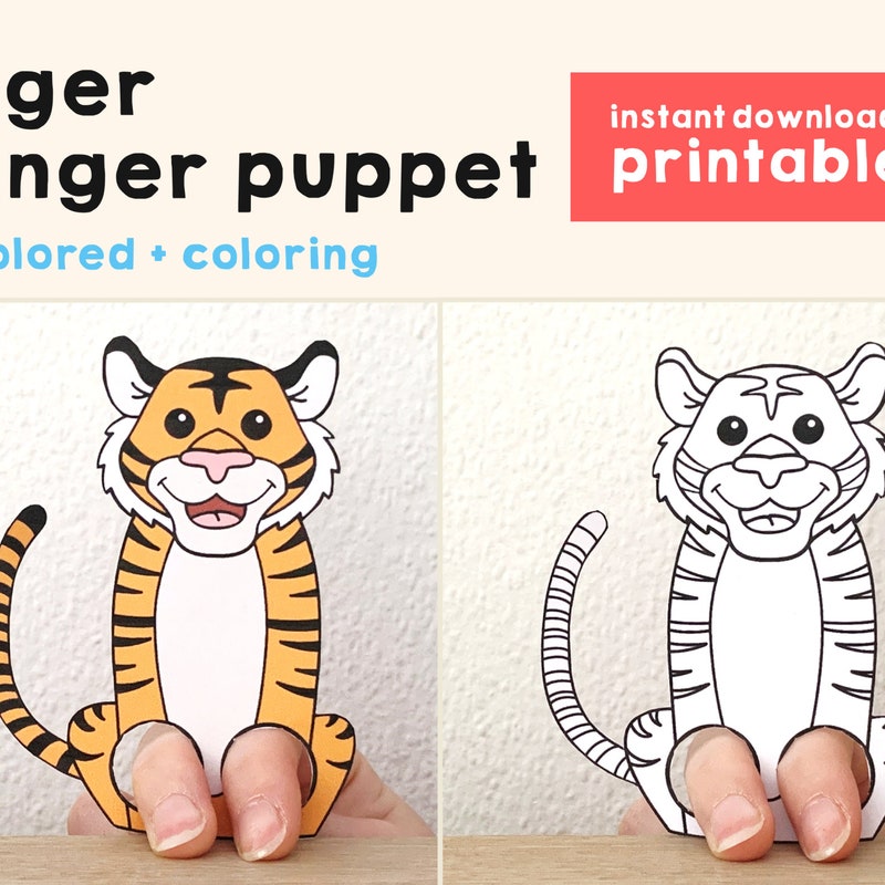 Tiger Puppet - Etsy