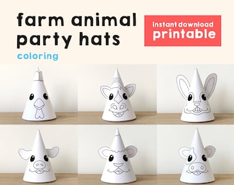 Printable Masks Kids/boys/girls/adults, Birthday Party Hat/headband ...