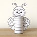 Ladybug Toilet Paper Roll Craft Bugs Insects Party Coloring Printable ...