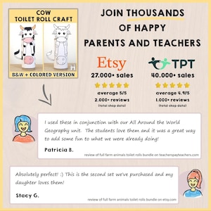 Cow Toilet Paper Roll Craft Farm Animal Party Coloring Printable ...