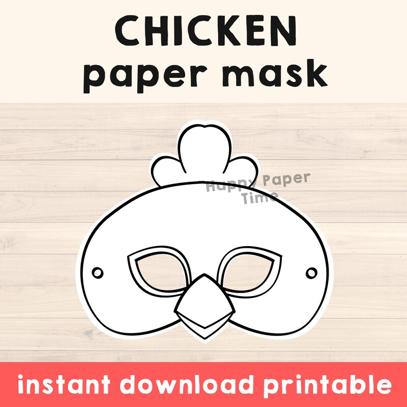 Chicken Mask - Etsy