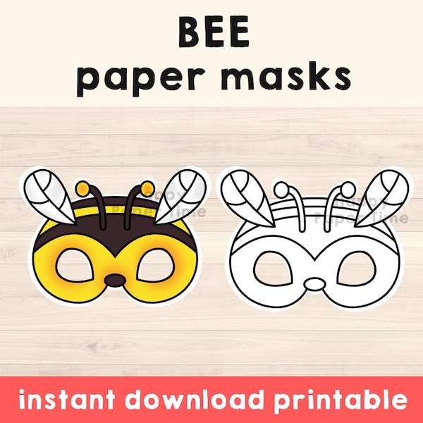 Bee Mask - Etsy