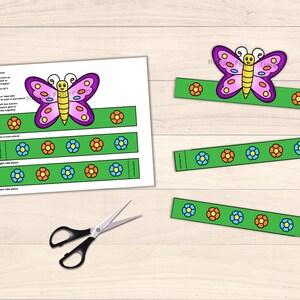 Bugs Insects Paper Crowns Butterfly Caterpillar Ladybug Bee Printable ...
