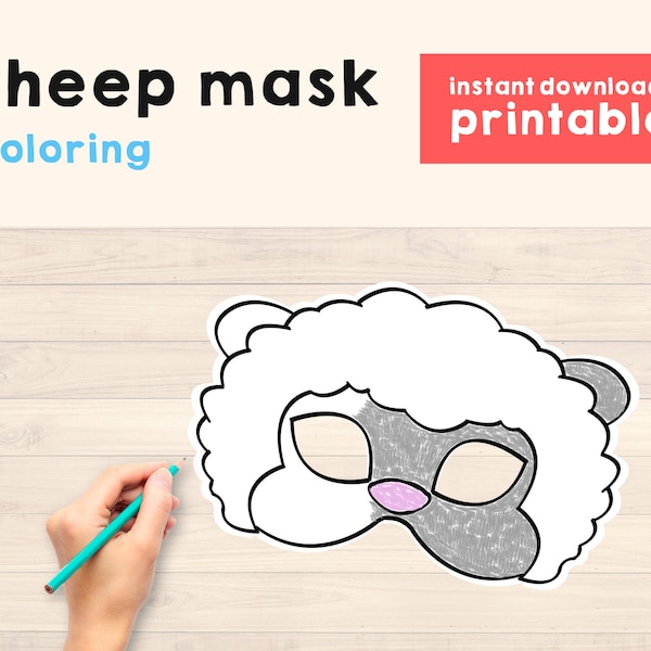 Farm Animal Mask - Etsy