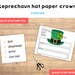 Leprechaun Hat Paper Crown Headband St Patrick's Day Party Activity ...