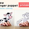 Frog Prince Paper Craft Printable Pond Animal Finger Puppet Kids Craft ...