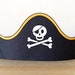 Pirate Hat Paper Crown Template Pirate Captain Party Headband Coloring ...