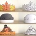 Thanksgiving Paper Crowns Activity Printable Kids Craft Hats Fall ...