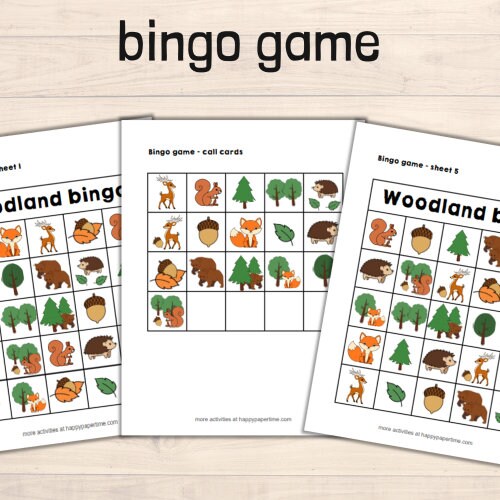 Woodland Activity Worksheets Printable Kids Coloring Pages - Etsy