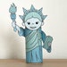Statue of Liberty Toilet Paper Roll Craft America Symbol 4th of July ...