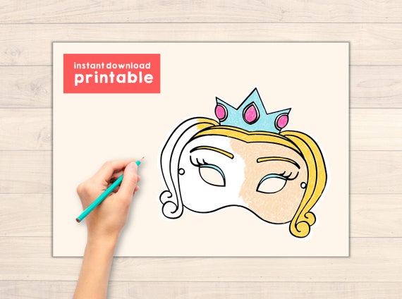 Princess Printable Mask