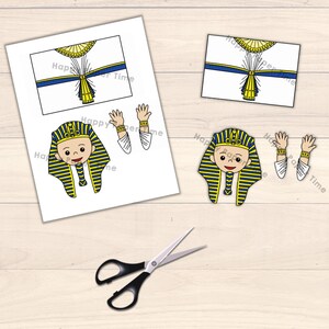 Pharaoh Toilet Paper Roll Craft Ancient Egypt Party Coloring Printable ...