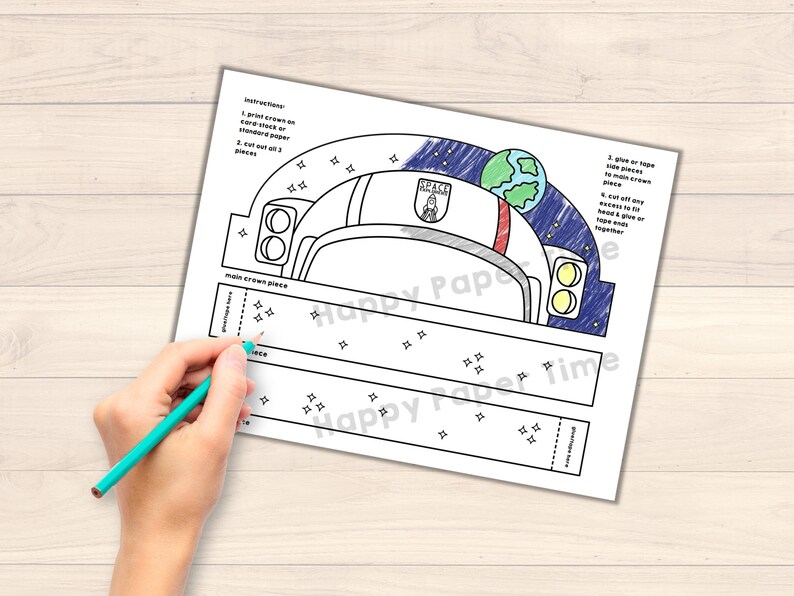 Community Helpers Paper Crowns Astronaut Pilot Chef Sailor - Etsy