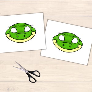 Frog Mask Template Costume Kids Diy Pond Animal Party Fun Favor ...
