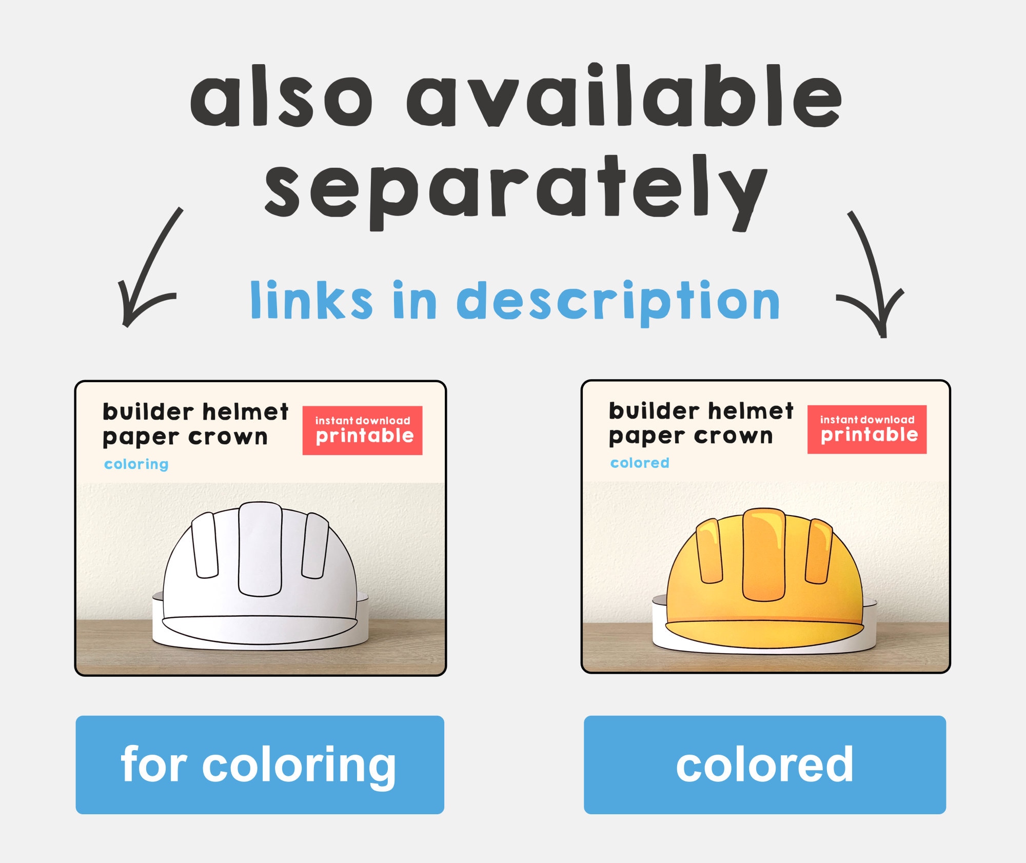 Construction Hat Coloring Page