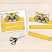 Cheetah Paper Crown Party Coloring Printable Kids Craft Safari Birthday ...