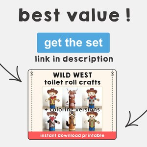 Sheriff Toilet Paper Roll Craft Wild West Party Coloring Printable ...